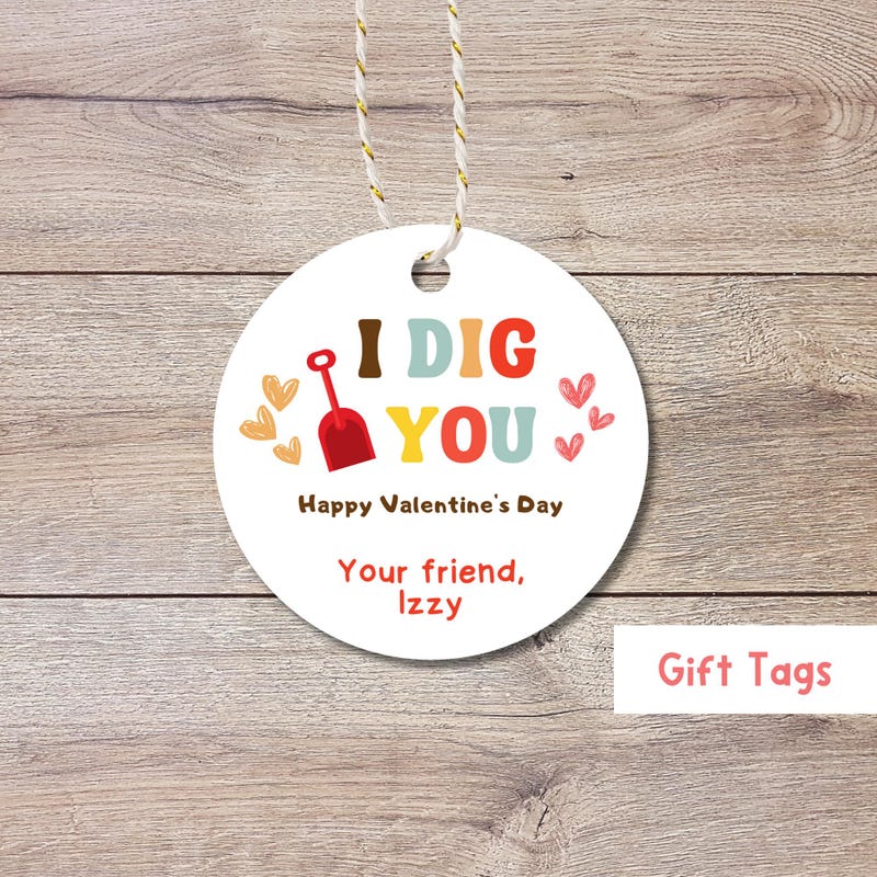 I Dig You Valentine - Etsy