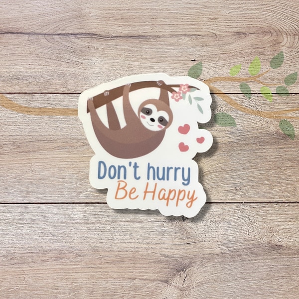 Sloth Sticker - Etsy