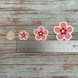 Boho Flower Vinyl Sticker | Set of 6 | Flower Stickers | Flower Pack ...