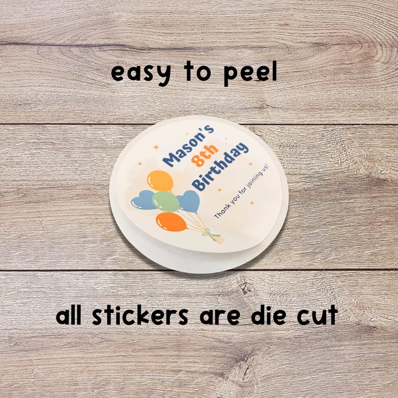 Personalized Outer Space Birthday Stickers, Custom Planet Rocket ...