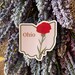 Ohio State Flower Vinyl Sticker Carnation Glossy or Matte Finish State ...