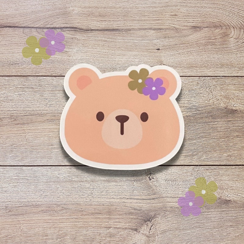 Cute Bear Stickers - Etsy