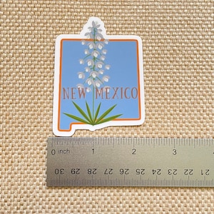 New Mexico State Flower Vinyl Sticker | Yucca | Glossy or Matte Finish ...