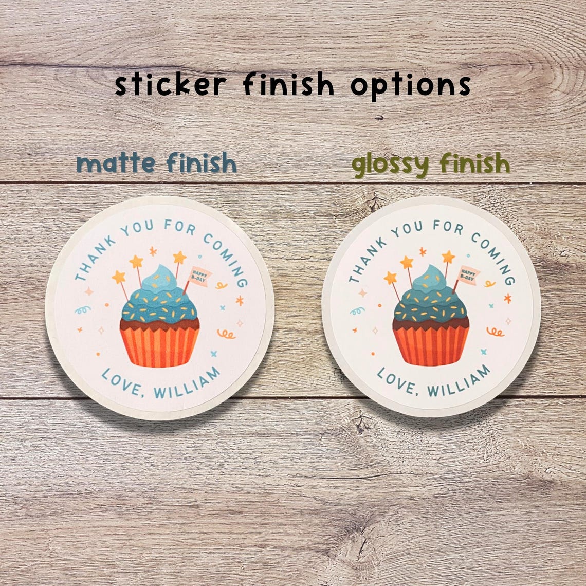 Personalized Safari Birthday Sticker, Custom Goody Bag Party Favor ...