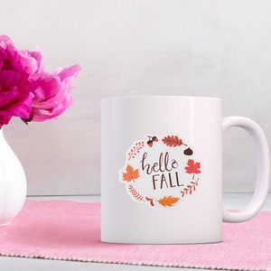 Hello Fall Vinyl Sticker | Glossy Finish | Fall Sticker | Autumn ...