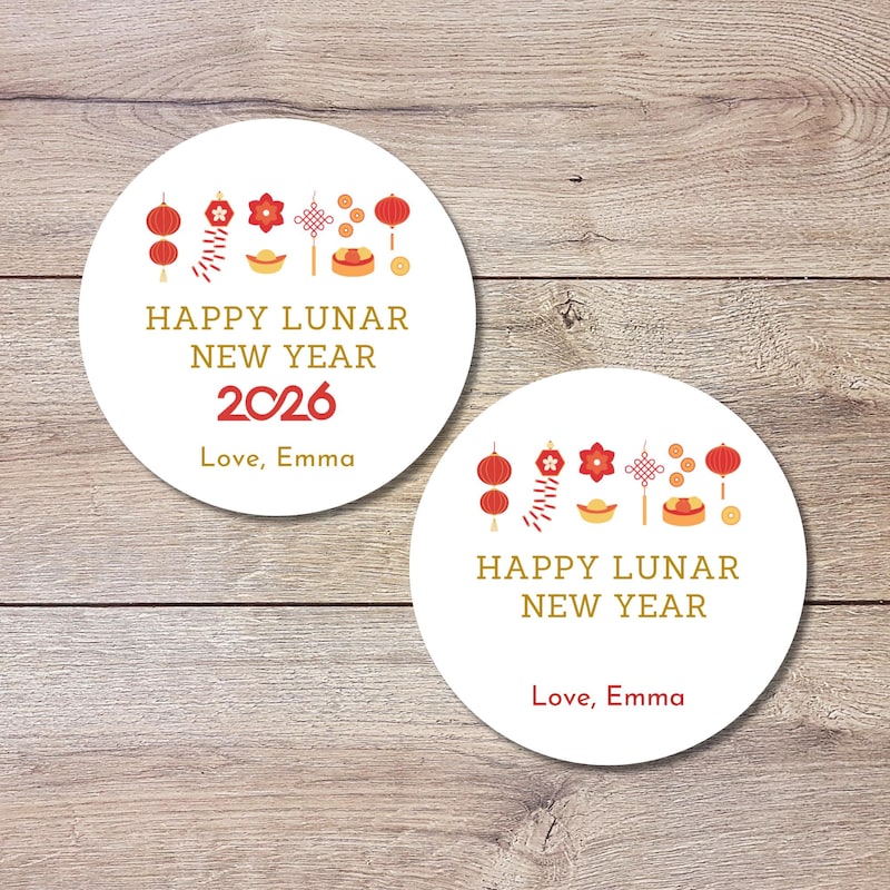 Chinese New Sticker - Etsy