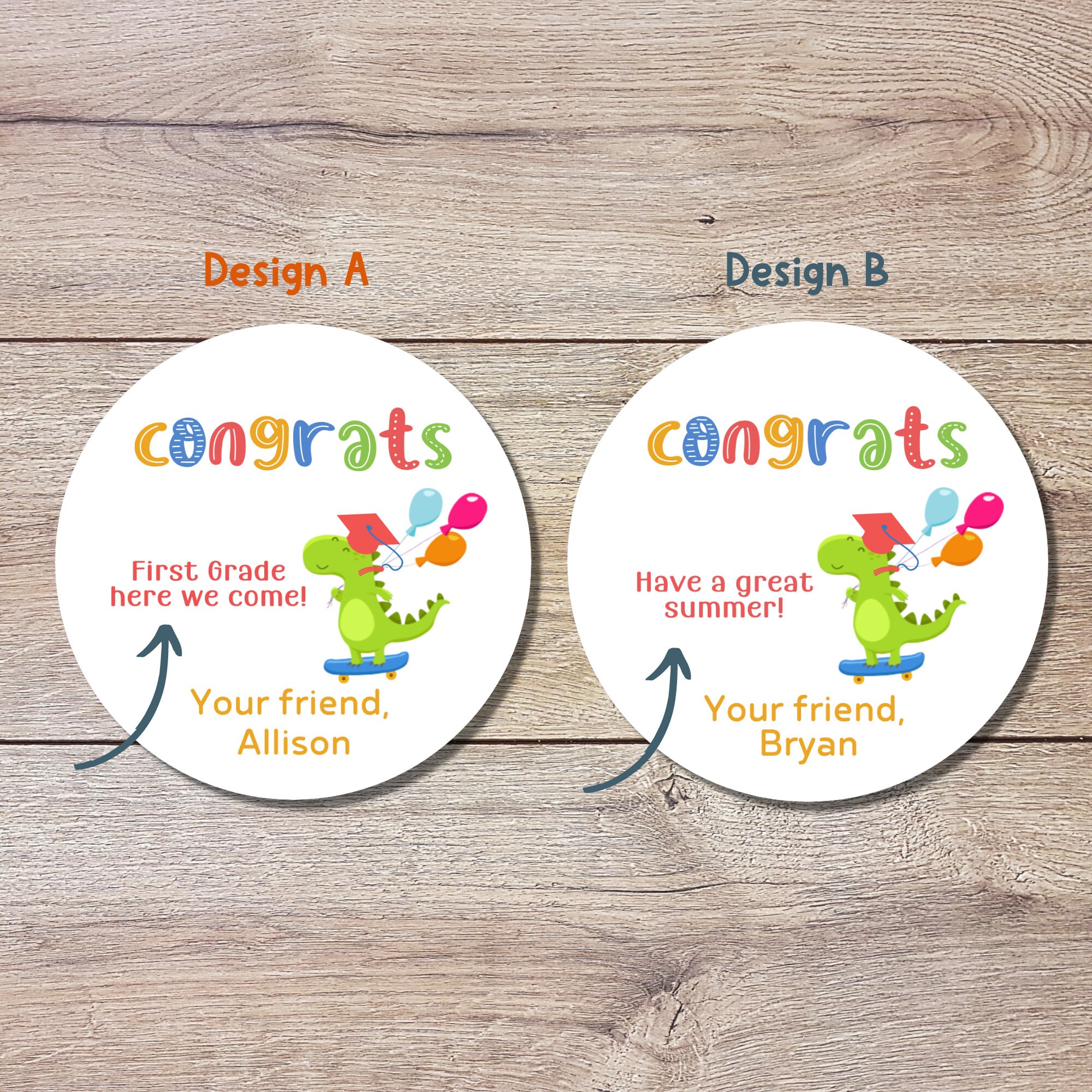 Personalized Kindergarten Graduation Stickers Happy - Etsy