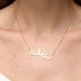 Personalized Arabic Name Necklace Custom 18K Gold Name - Etsy UK