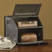 Vintage Metal Bread Box Star Black Star Galvanized - Etsy