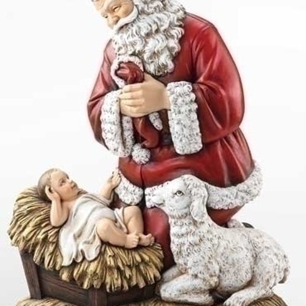 Kneeling Santa - Etsy