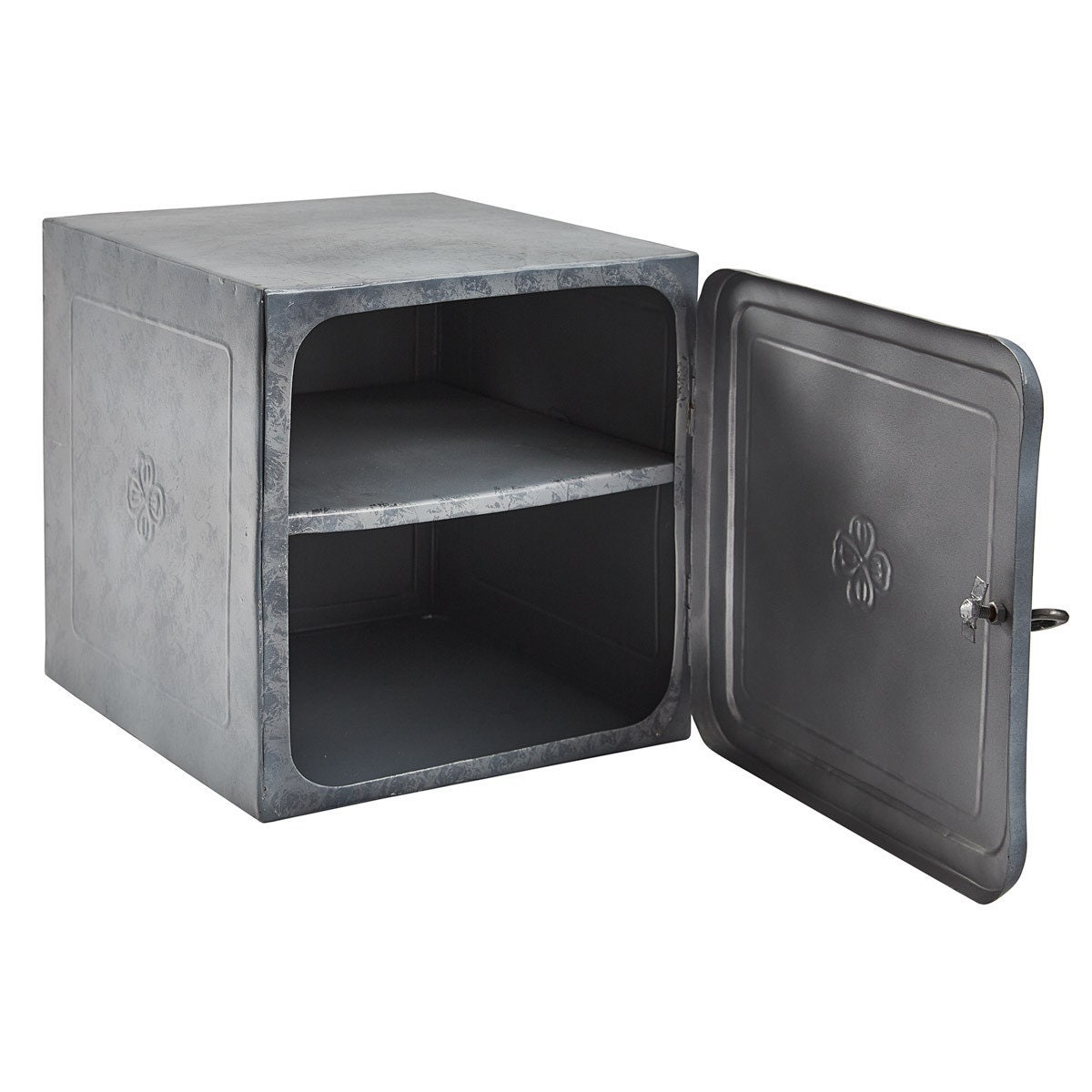 Vintage Metal Bread Box Star Black Star Galvanized - Etsy