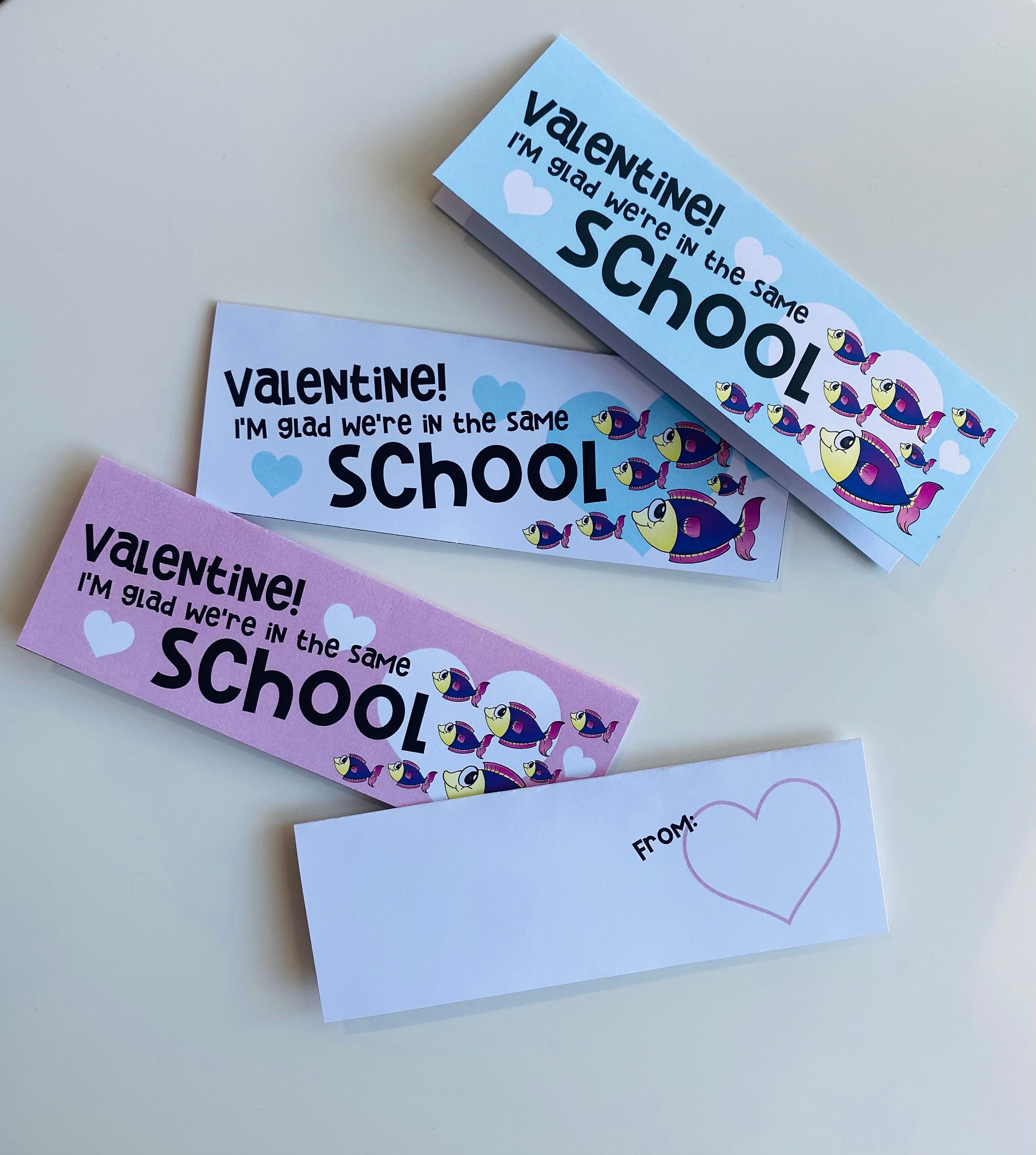 Goldfish Valentine PRINTABLE - Etsy