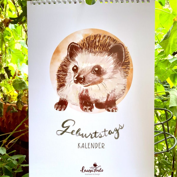 Animal Birthday Calendar - Etsy