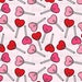 Candy Heart Lollipop Seamless File, Valentines Day Seamless Pattern ...