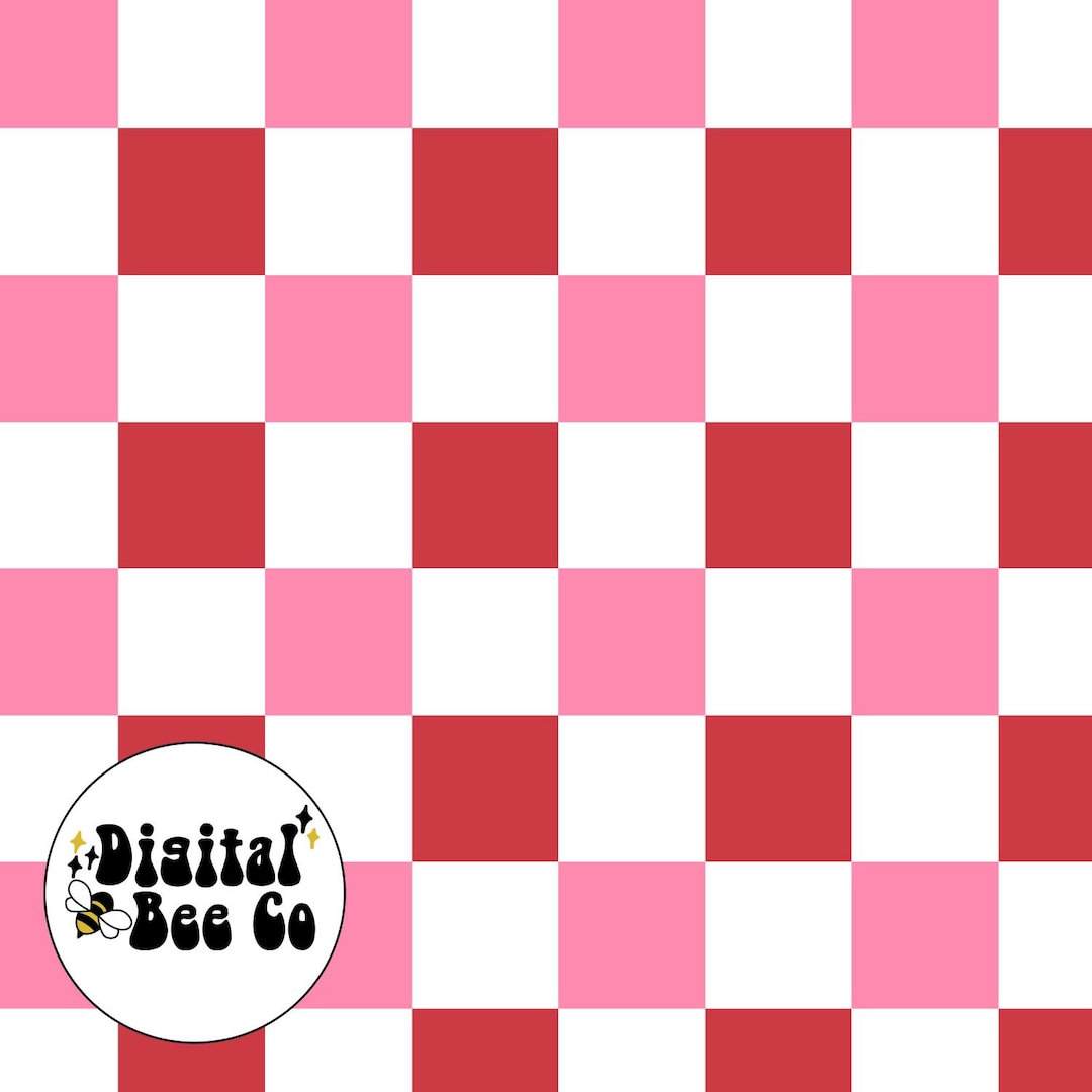 Pink Checkered Seamless Pattern, Check Seamless Design, Checkered ...