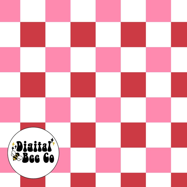 Pink Checkered Seamless Pattern Check Seamless Design - Etsy