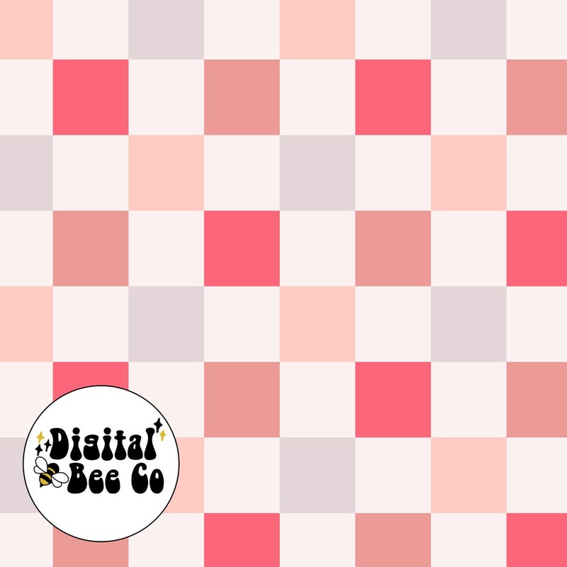 Pink Checkered Wallpaper - Etsy