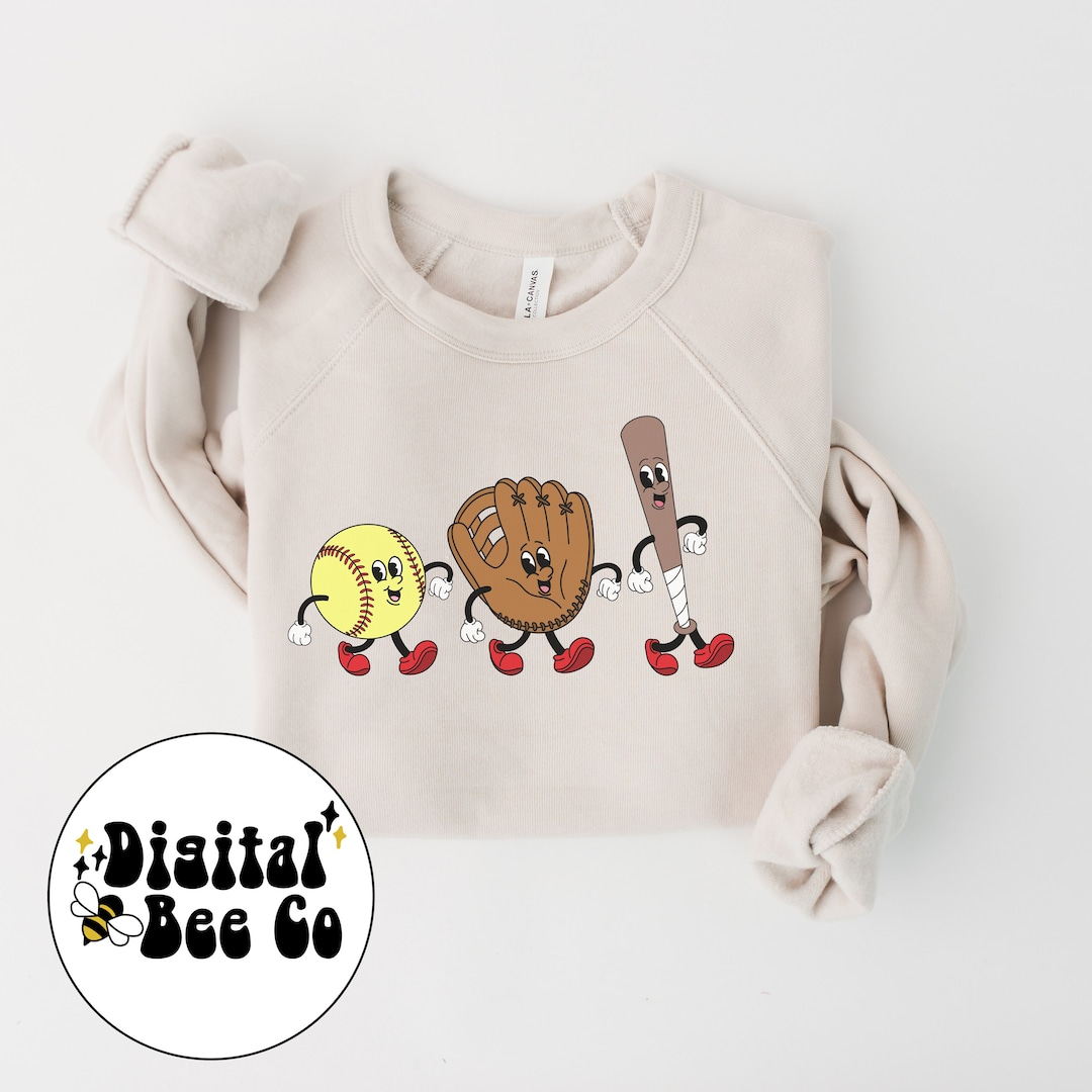 Softball Shirt PNG, Retro Softball Design PNG, Hand Drawn Softball ...