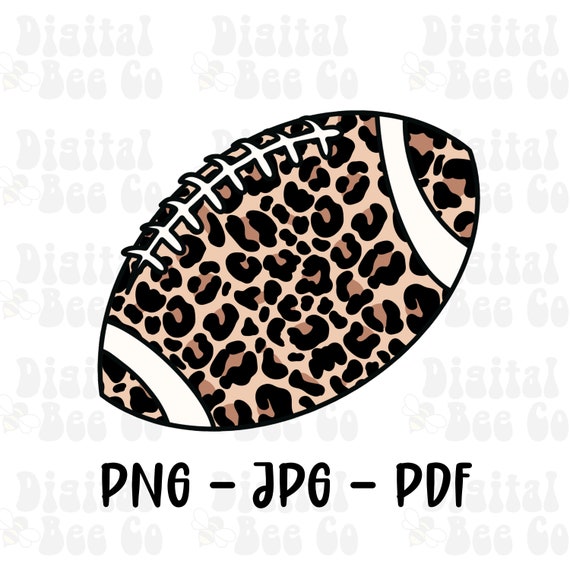 Football PNG Cheetah Football PNG Football Sublimation - Etsy