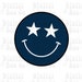 Blue Smiley Face PNG, Star Eyes Smiley Face Png, Sublimation Design ...