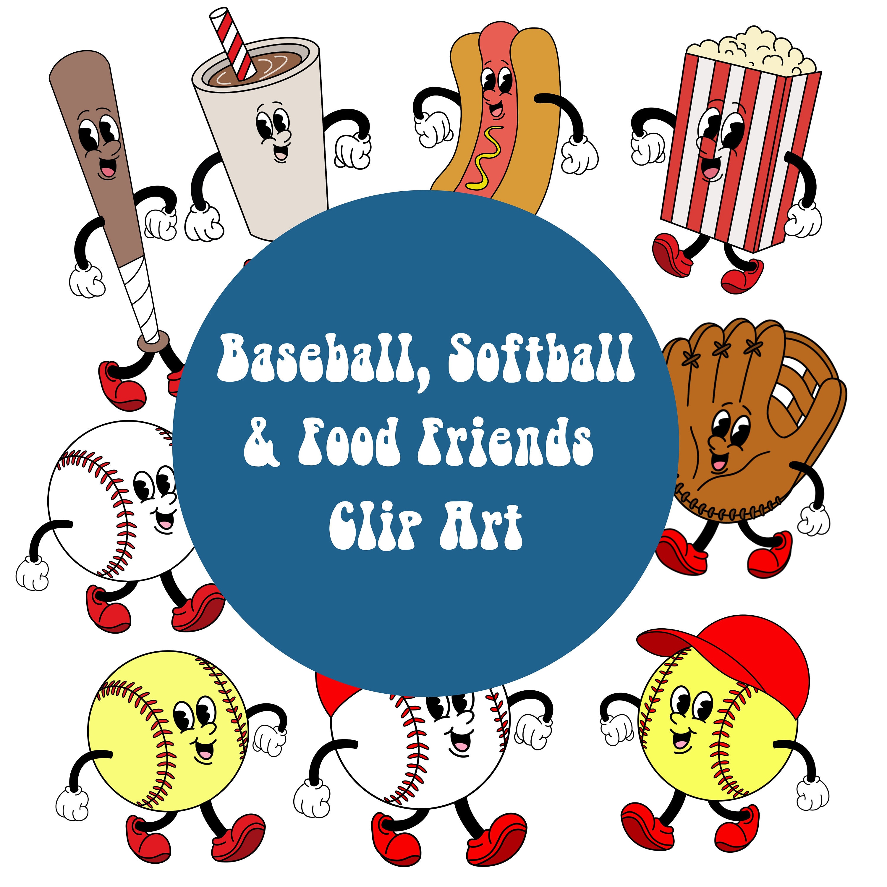 Baseball Food Clip Art