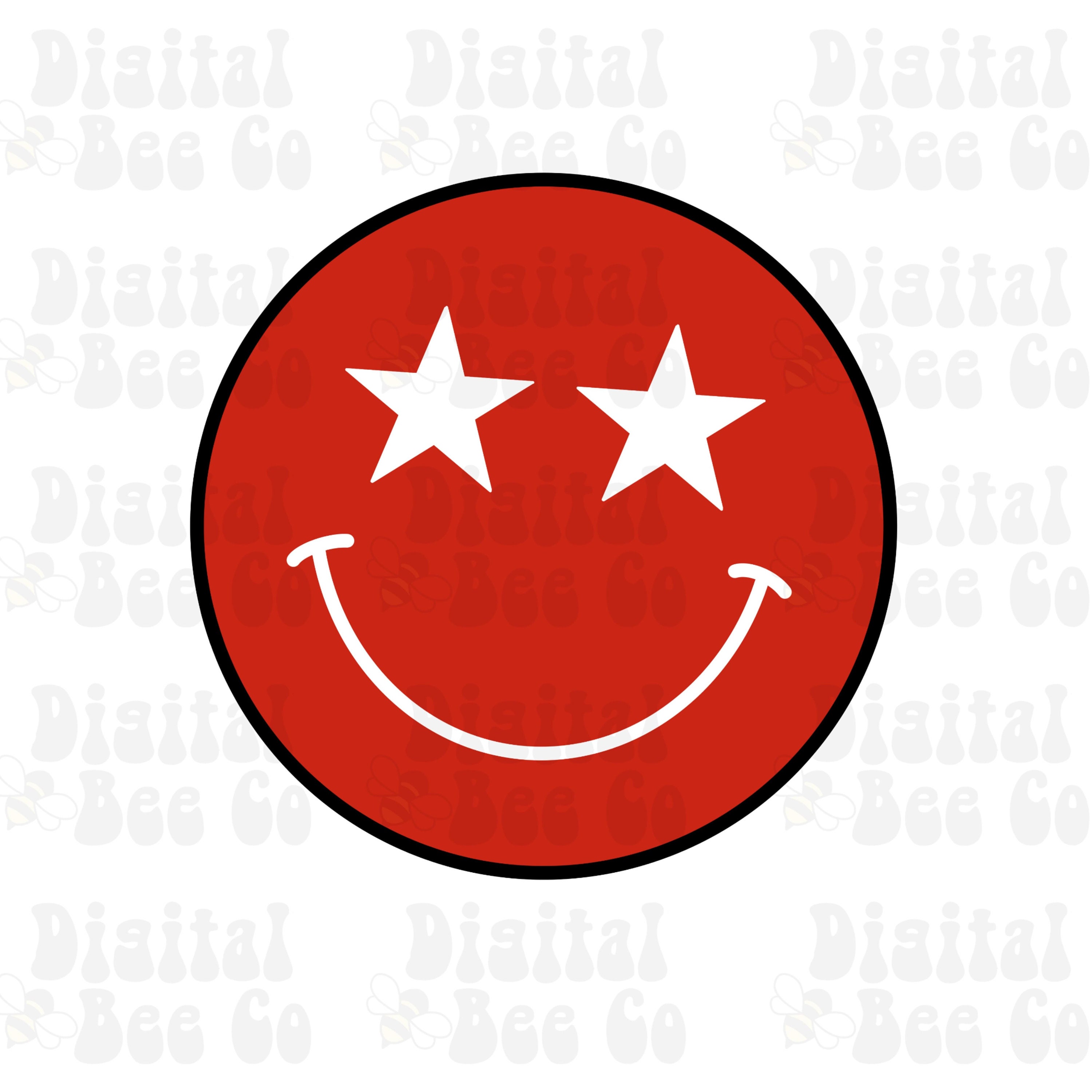 Red Smiley Face Png