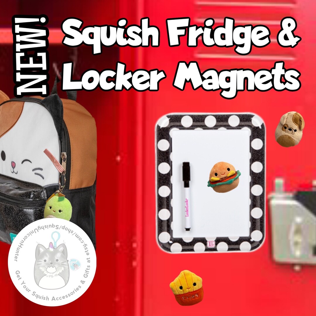 NEW in Stock Squish Fridge Magnet Squish Locker Magnet FREE SHIPPING - Etsy