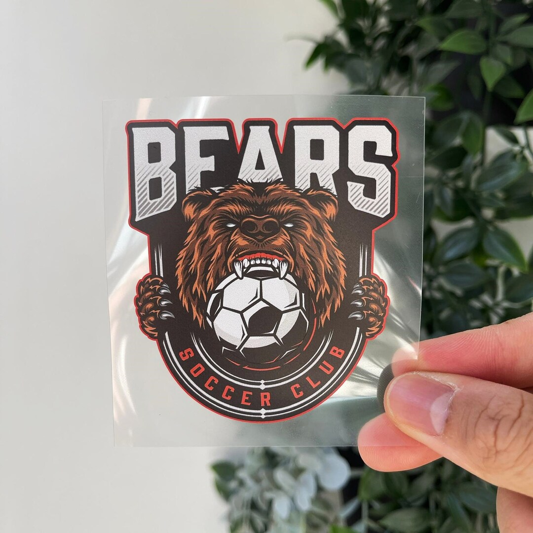 Custom Design Iron on Image Heat Transfer Vinyl Personalised Text Label ...