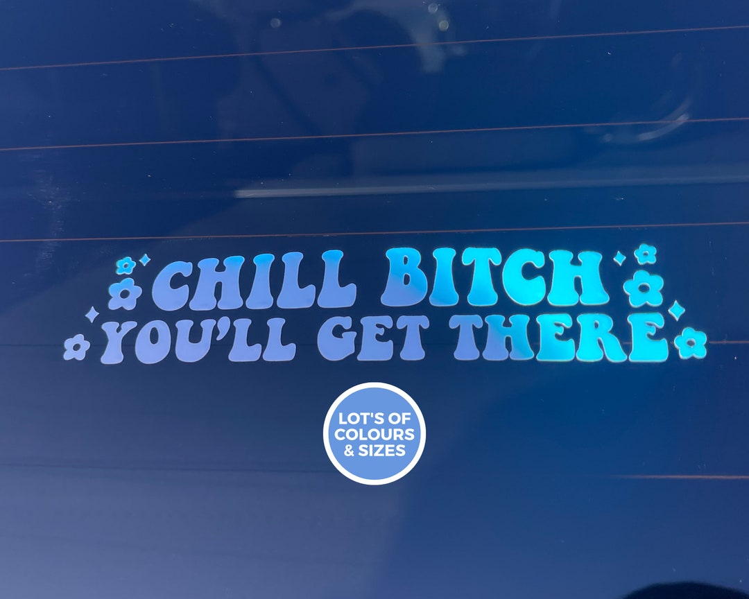 Chill Tailgating Funny | Vinyl Sticker Aesthetic Decal Car Accessory ...
