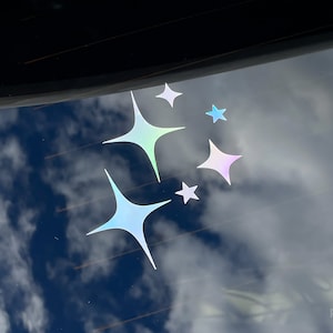Stars and Sparkle Decal Sticker Sheet Car Girl Decals Cute Decals Gift ...