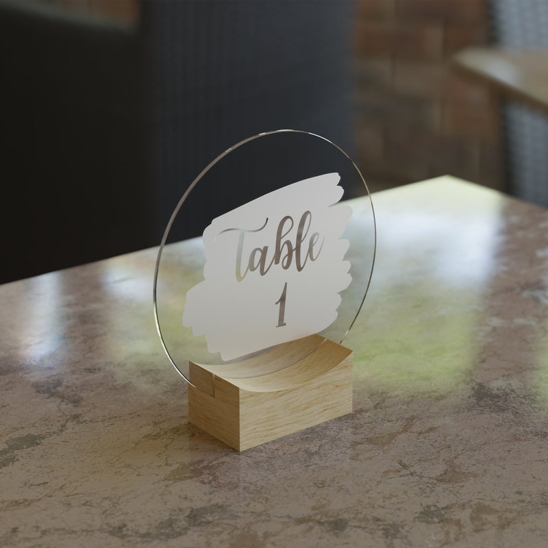 Wedding Table Number - Etsy