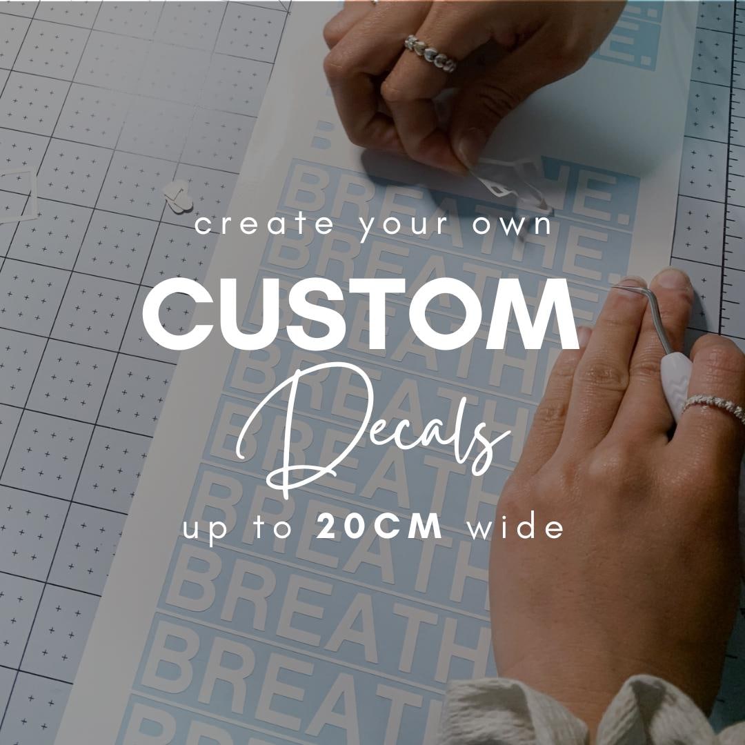 Vinyl Decal Lettering Custom Number Name Decal Christmas Sticker - Etsy ...