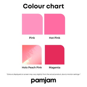 Custom Name Pink Theme Text Vinyl Decal up to 20CM Wide Custom Car ...