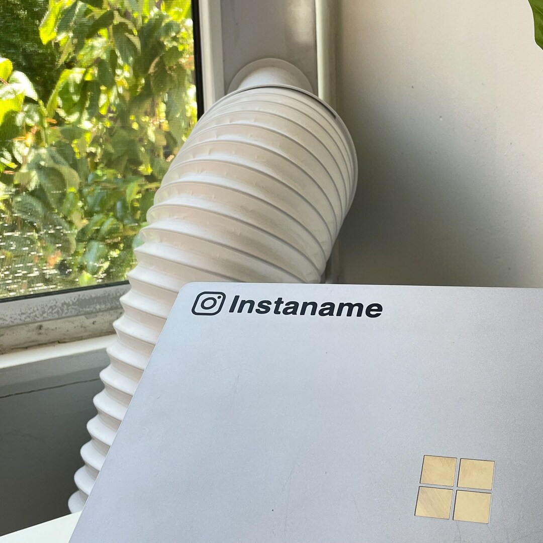 Custom Instagram Handle Vinyl Decal Social Media - Etsy