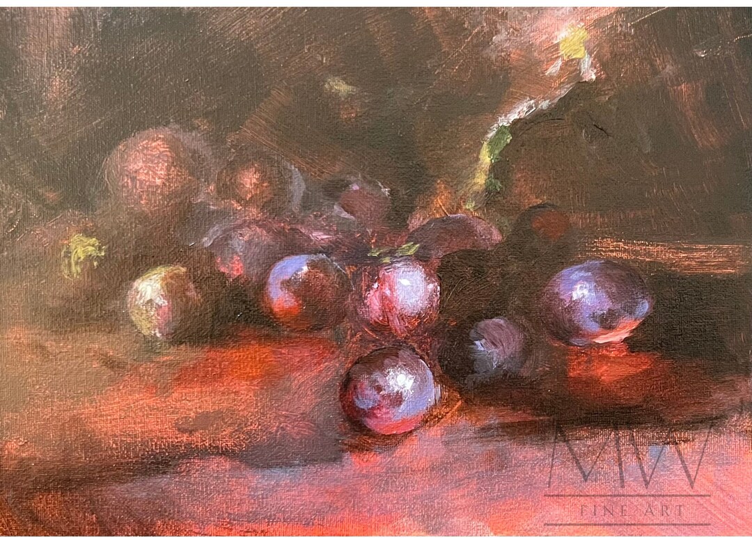 Fine Art Grapes, Nature Morte Art, Fruit Decor, Wall Art Print, Wall ...