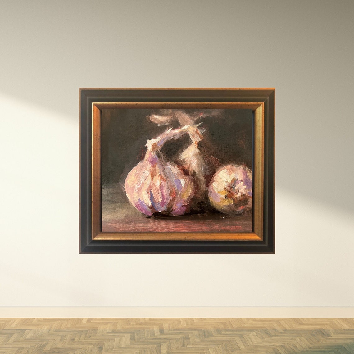 Garlic Study, Still Life Food Art, Vegetable Decor, Fine Art Prints ...