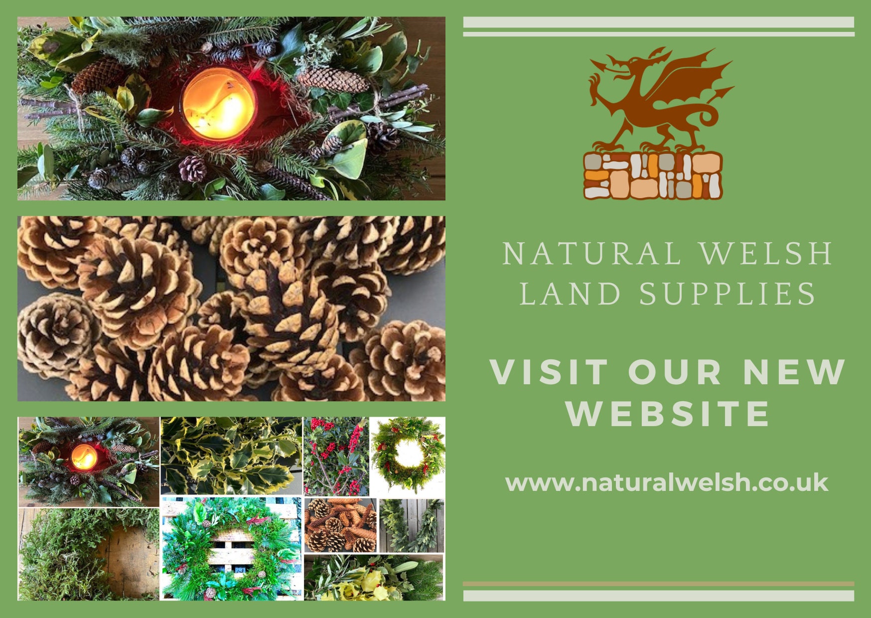 All-natural Mossed Wreath Ring 14inch Made From Welsh - Etsy UK