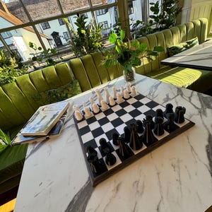 Chess Set, Birthday Gift, Lighthouse Model, Minimalist Handmade Modern ...