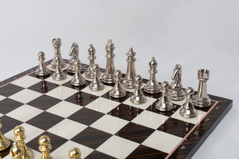 Metal Chess Set, Luxury Chess Set, Chess Set for Decoration, Perfect ...