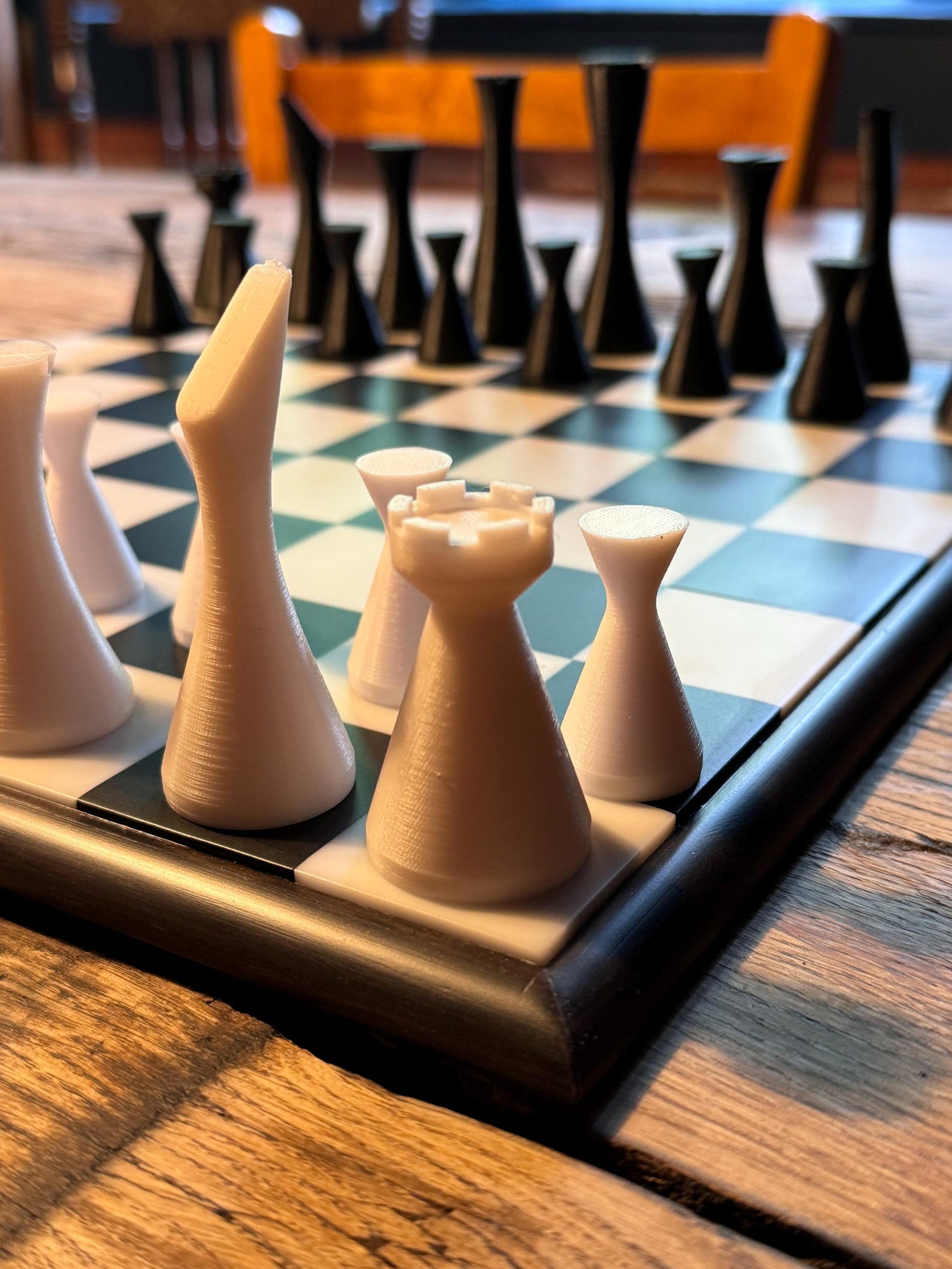 Handmade Carlsen Model Chess Set: Modern Minimalist Design - Etsy