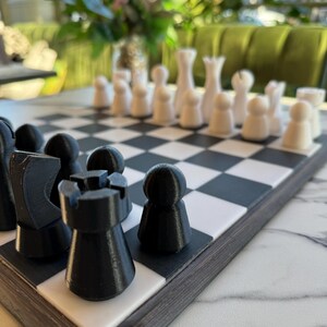 Chess Set, Birthday Gift, Lighthouse Model, Minimalist Handmade Modern ...