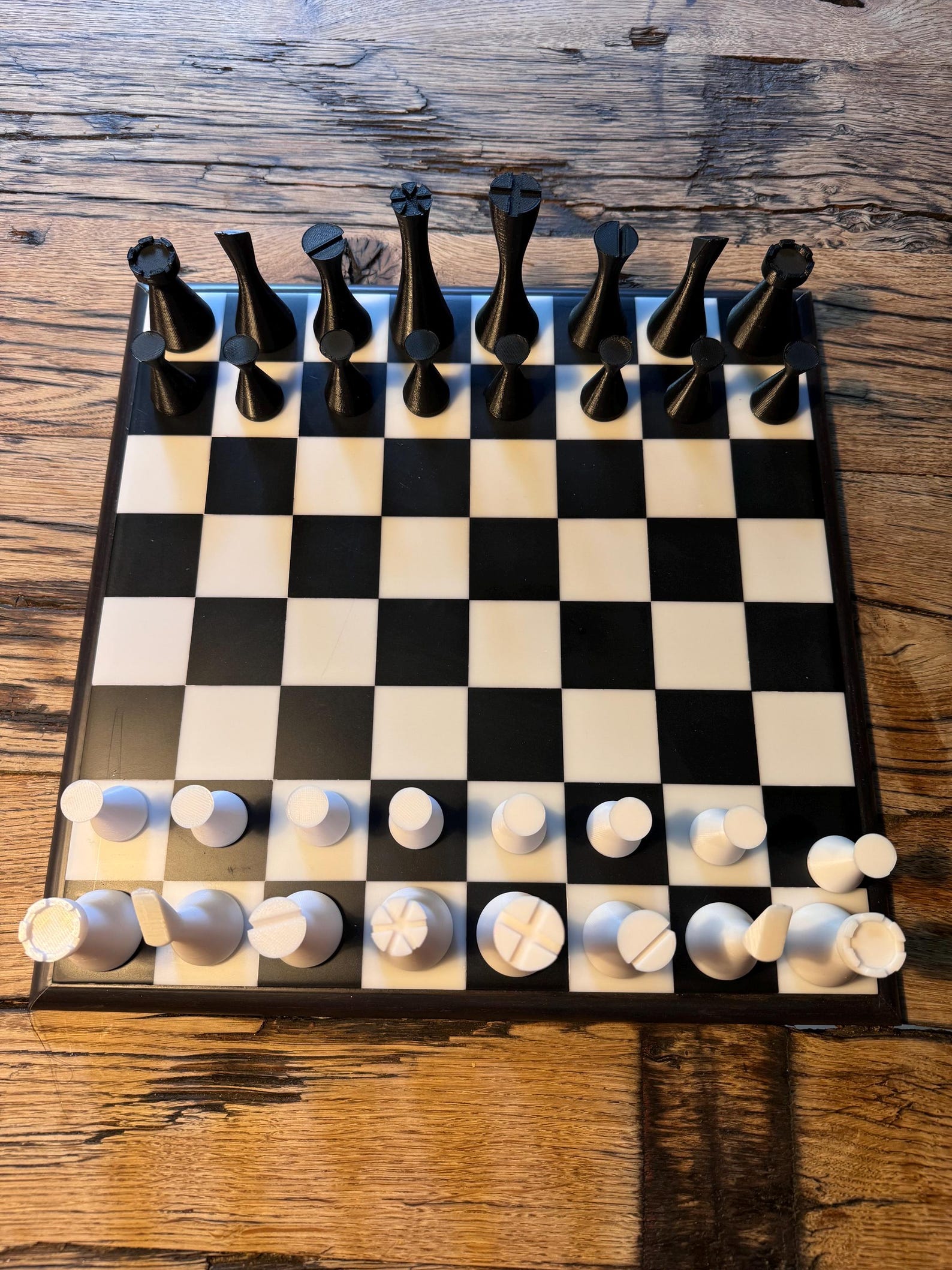 Handmade Carlsen Model Chess Set: Modern Minimalist Design - Etsy
