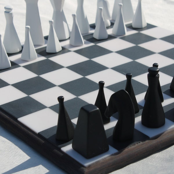 Minimalist Chess Set - Etsy