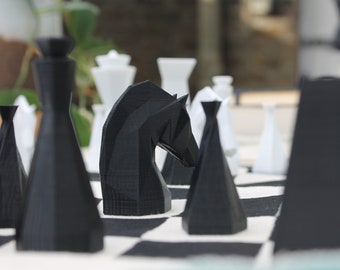 Modern Chess Set | Etsy