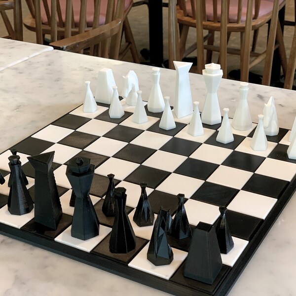 Minimalist Chess Set - Etsy