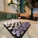 Handmade Modern Chess Set: Purple Lighthouse Model, Weighted Pieces - Etsy