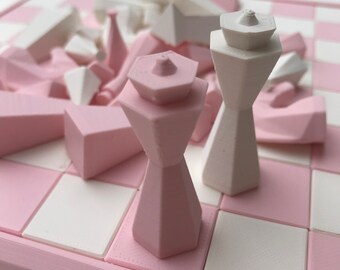 Minimalist Chess Set - Etsy