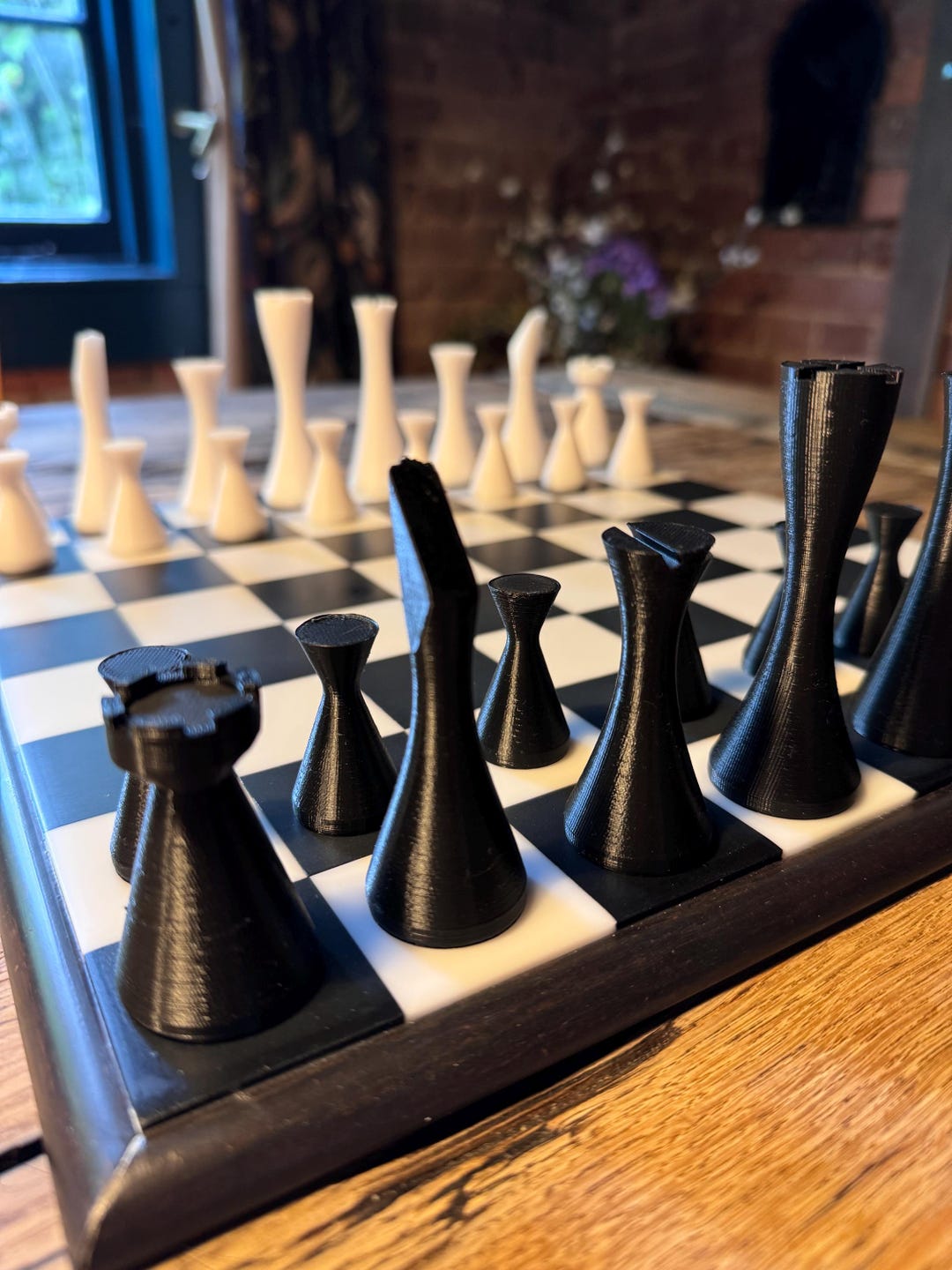 Handmade Carlsen Model Chess Set: Modern Minimalist Design - Etsy