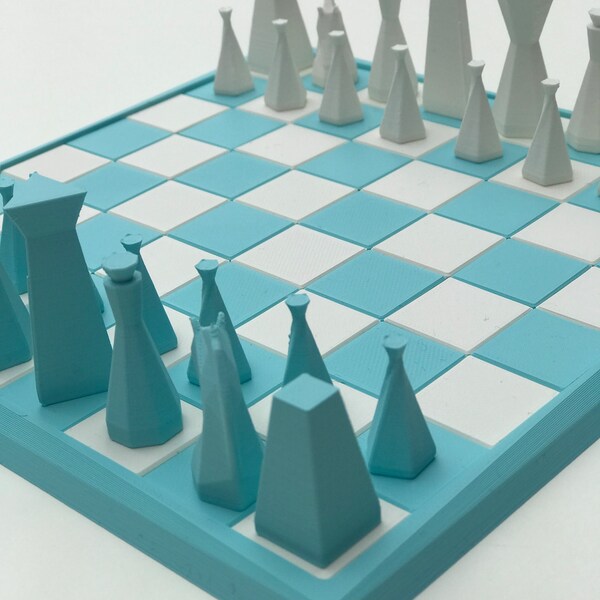 Minimalist Chess Set - Etsy