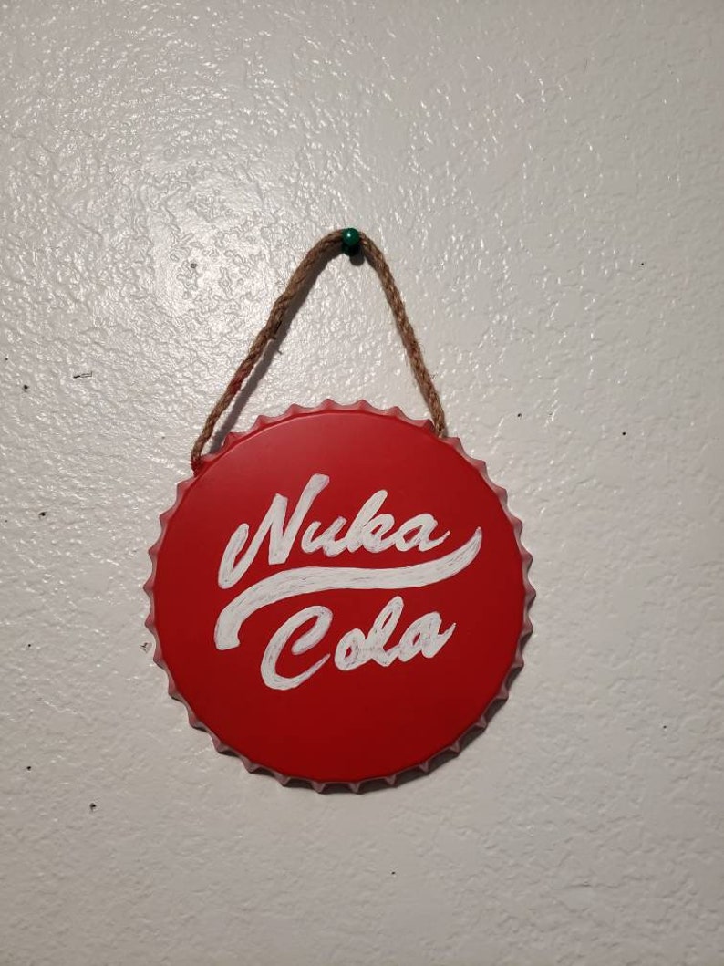 Nuka Cola Cap Sign With LED Accent Light. Battery Included(3v) Hand ...